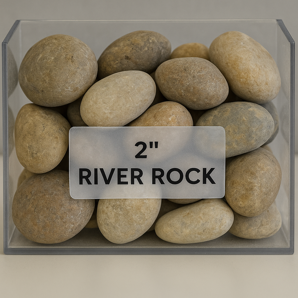 2" River Rock | Jon's Rental